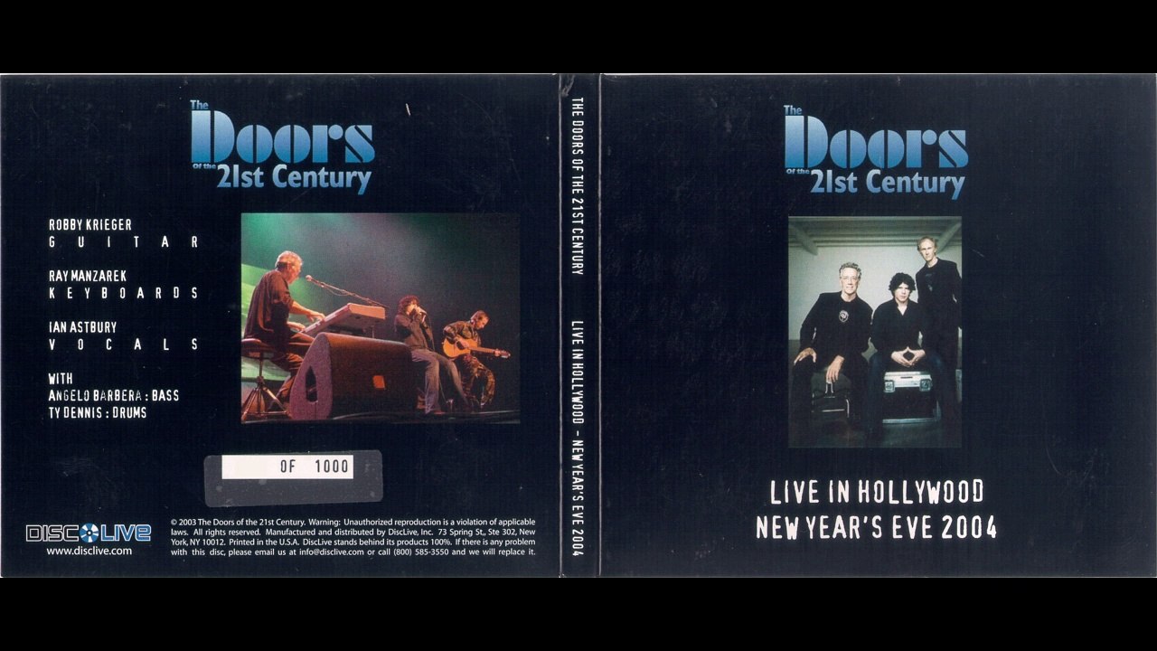 The Doors Of The 21st Century – Live In Hollywood: New Year's Eve 2004 ...