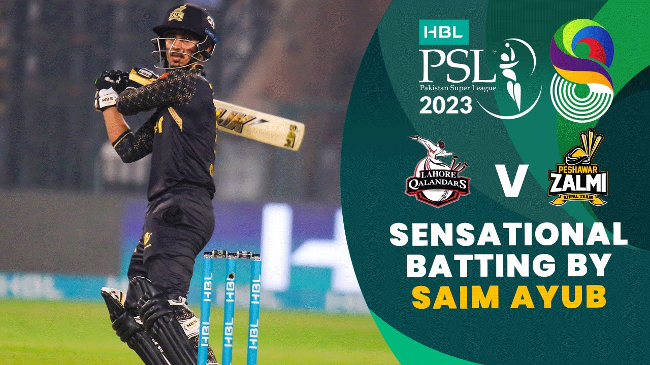 Sensational Batting By Saim Ayub | Lahore Qalandars vs Peshawar Zalmi | Match 15 | HBL PSL 8 ...