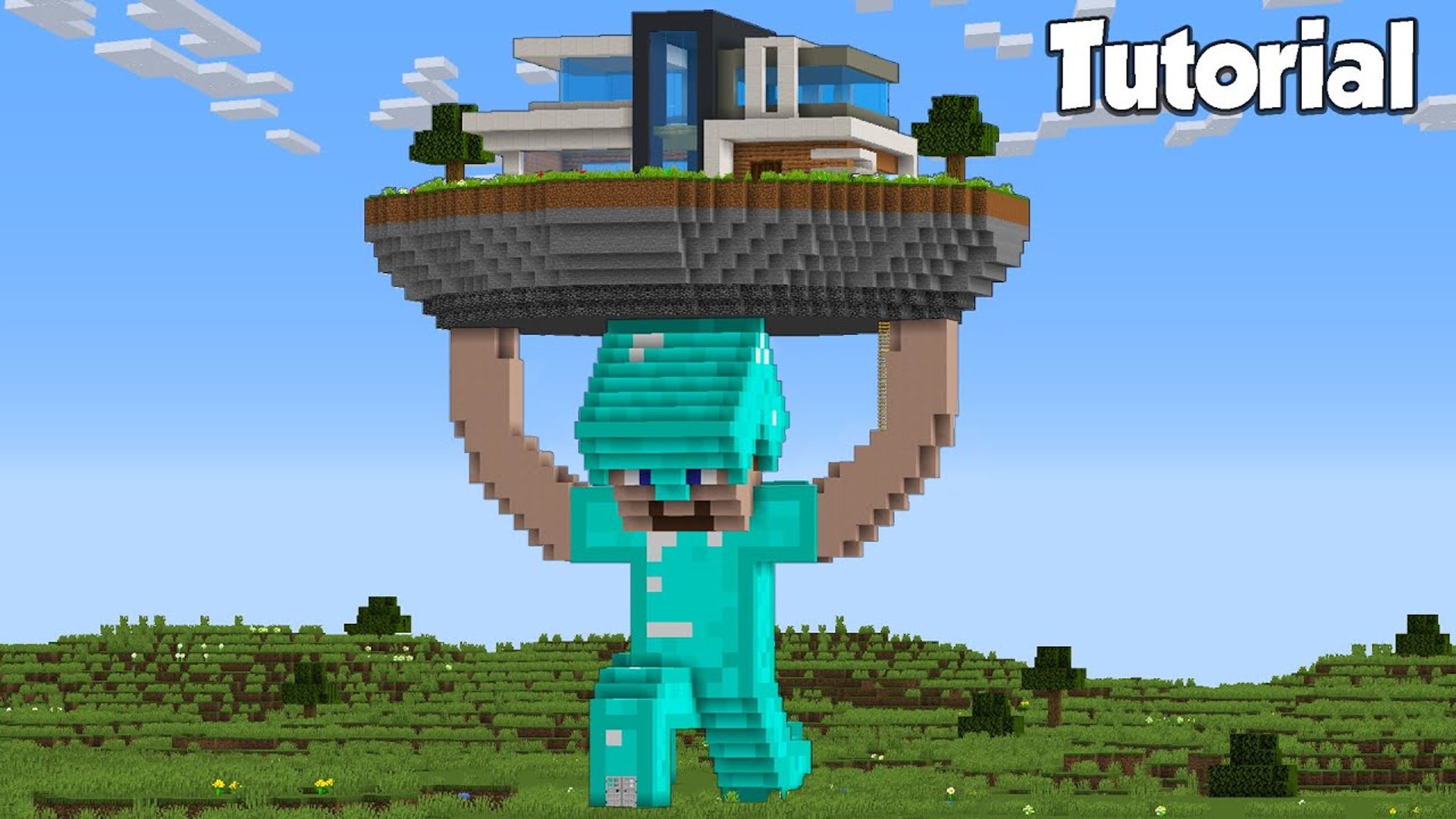 Minecraft Steve Statue