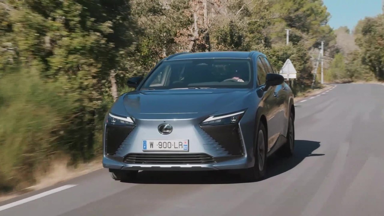 The new Lexus RZ 450e in Aether Driving Video - video Dailymotion