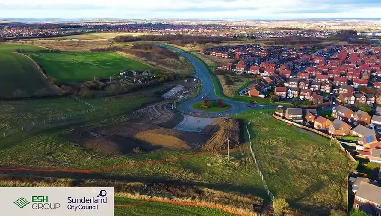 Sunderland's Rotary Road 'Ryhope Doxford Link Road' takes shape - video ...
