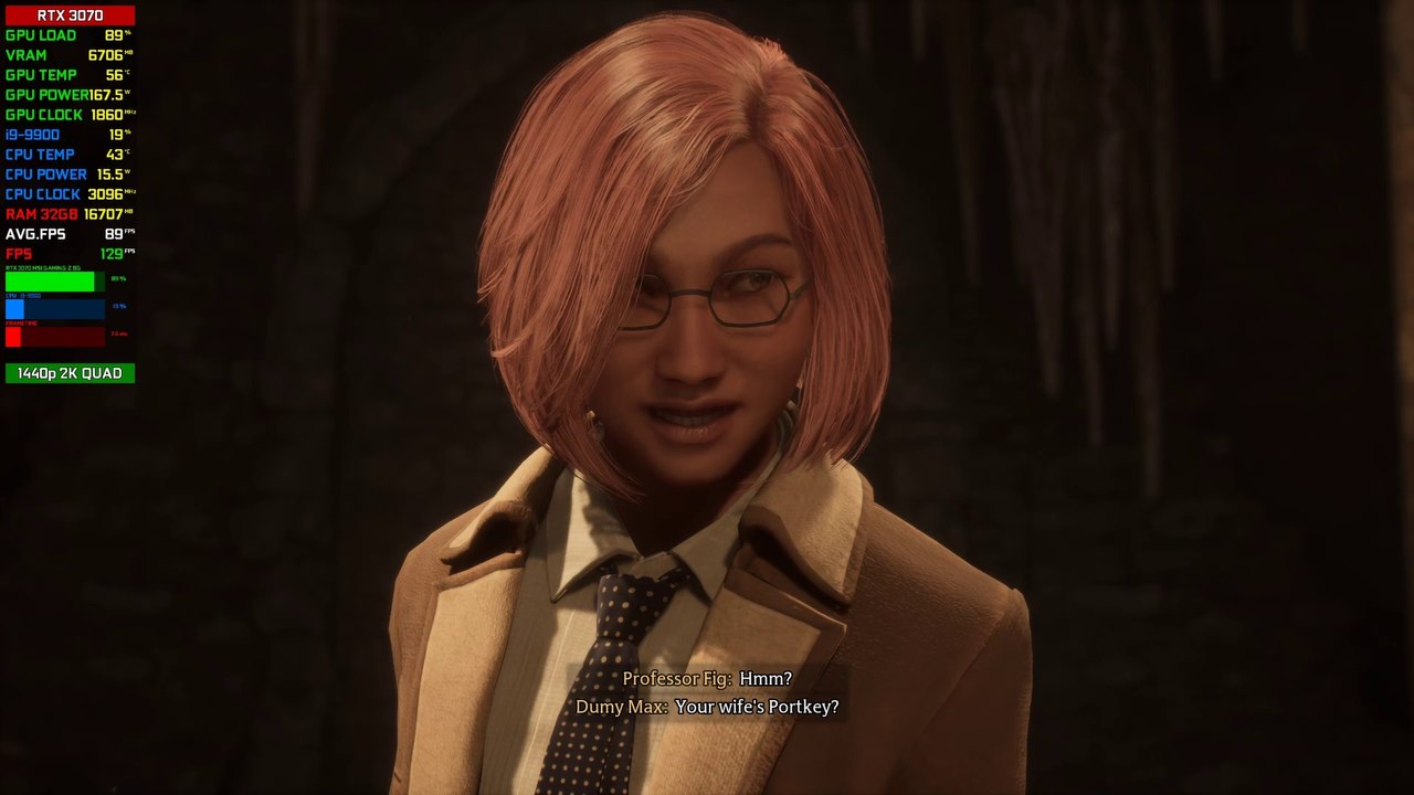 【Hogwarts Legacy】PC | RTX 3070 8GB, i9-9900 | Benchmark @ 1440p 2K (60ᶠᵖˢ) ᴴᴰ - video Dailymotion