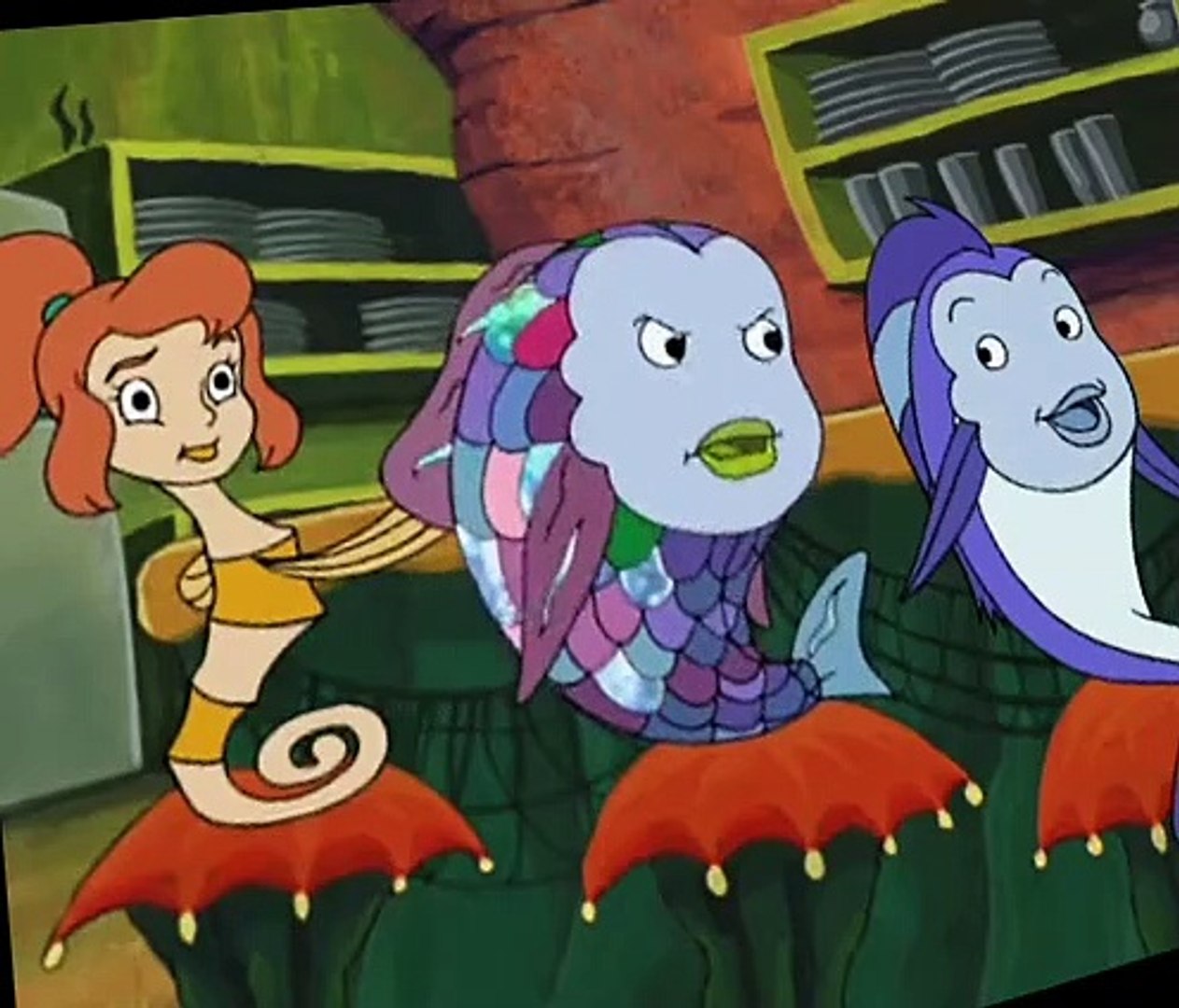 Rainbow Fish Cartoon Trout Rainbow Fish Jumping Up Cartoon Stock Photo