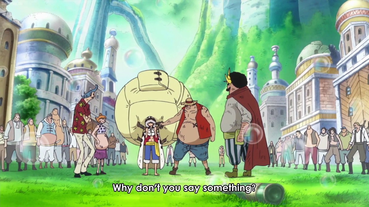 luffy vs fake luffy - first time using conqueror's haki after post-time ...