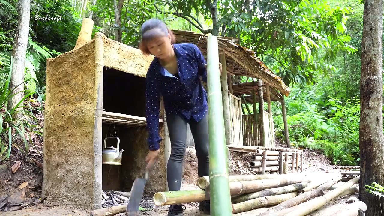 Free Bushcraft - Make Swing to Relax, Survival Alone in the Forest ...