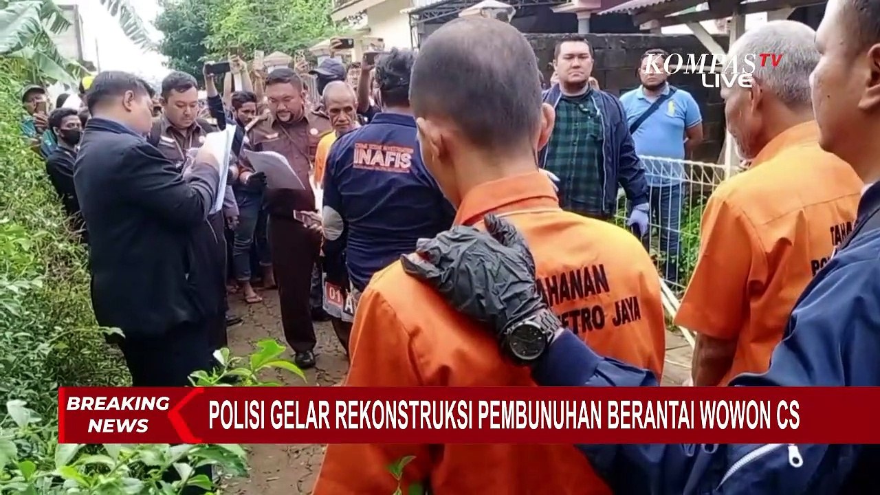 Polisi Gelar Rekonstruksi Pembunuhan Berantai Wowon Cs! - Video Dailymotion