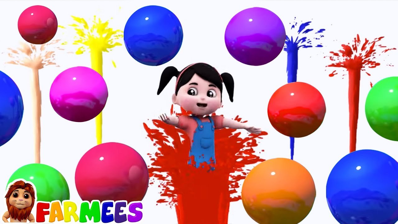 Colors Song | Learning Video For Children - Learn Colors By Farmees ...