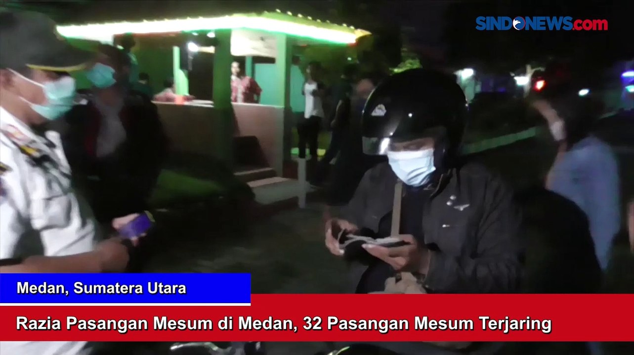 Razia Pasangan Mesum di Medan, 32 Pasangan Mesum Terjaring - Video Dailymotion
