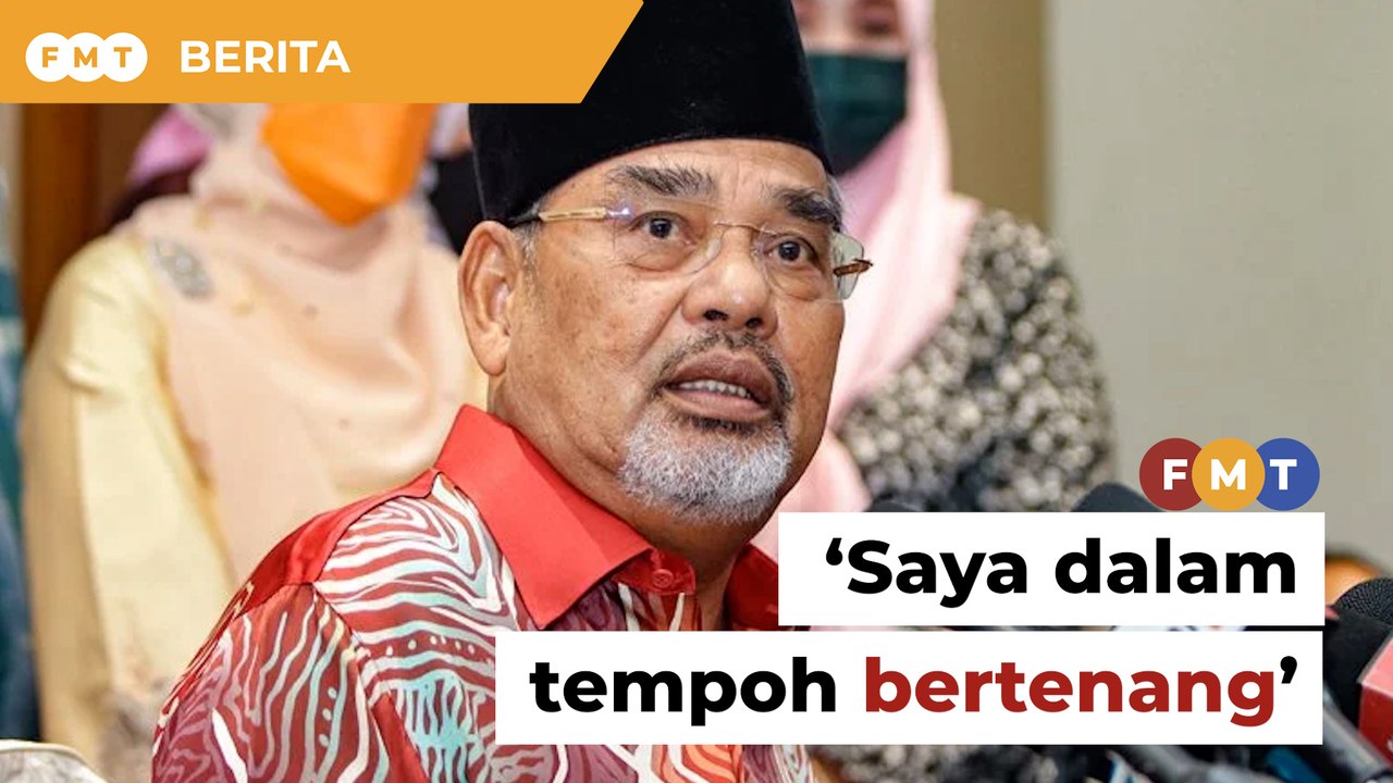 Saya dalam tempoh bertenang, kata Tajuddin - video Dailymotion