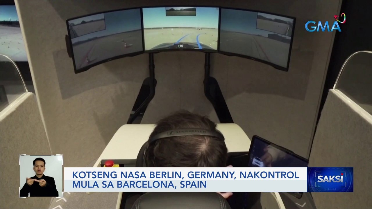 Kotseng nasa Berlin, Germany, nakontrol mula sa Barcelona, Spain ...