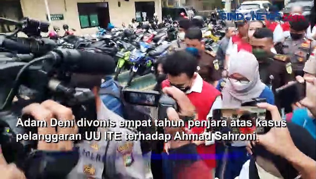 Adam Deni Divonis 4 Tahun Penjara Atas Kasus Pelanggaran UU ITE - Video ...