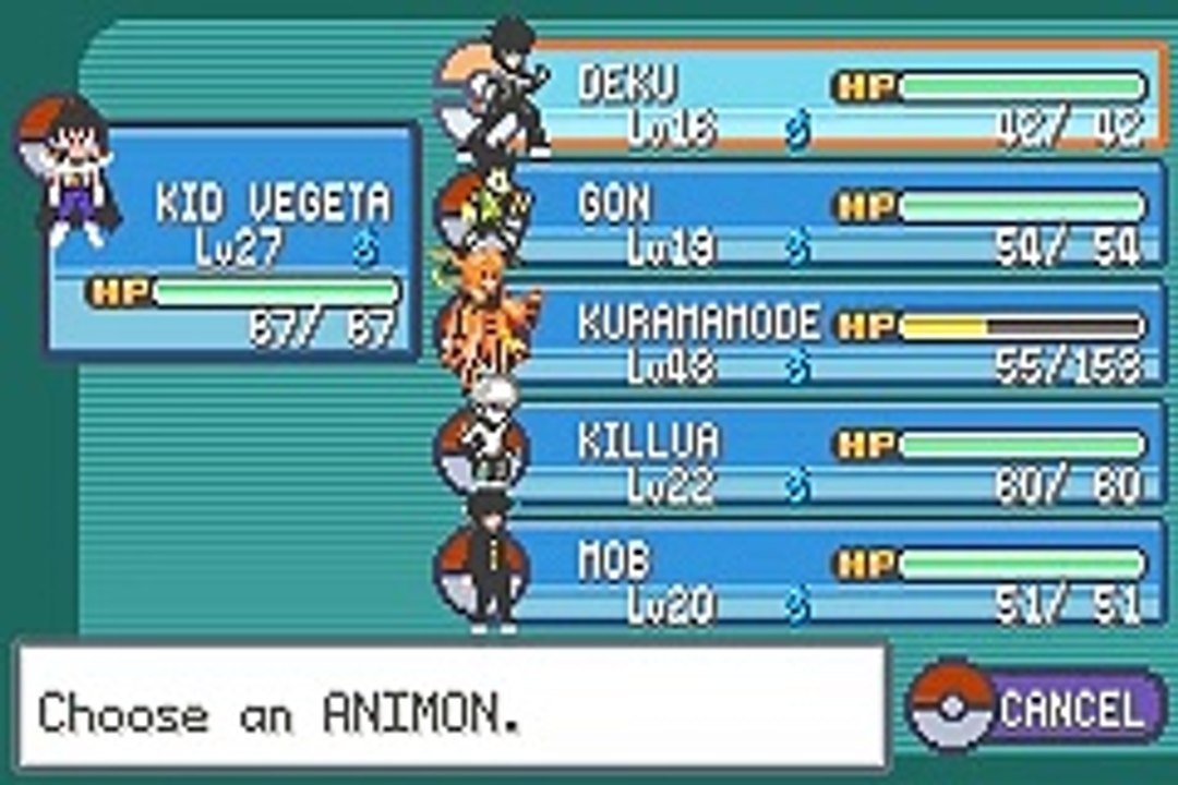 Pokémon Animon online multiplayer - gba - Vidéo Dailymotion