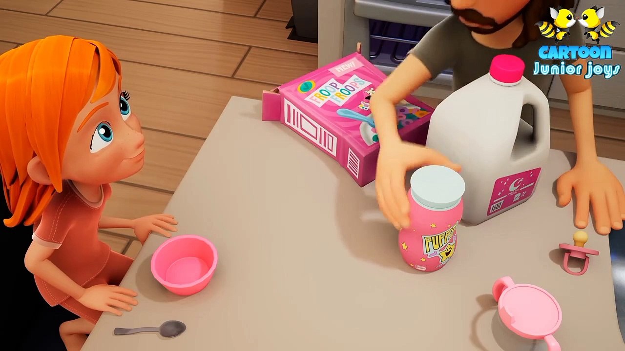 BABY ADLEY CARTOON!! Magic Puffs turn kids into Babies! a crazy morning ...