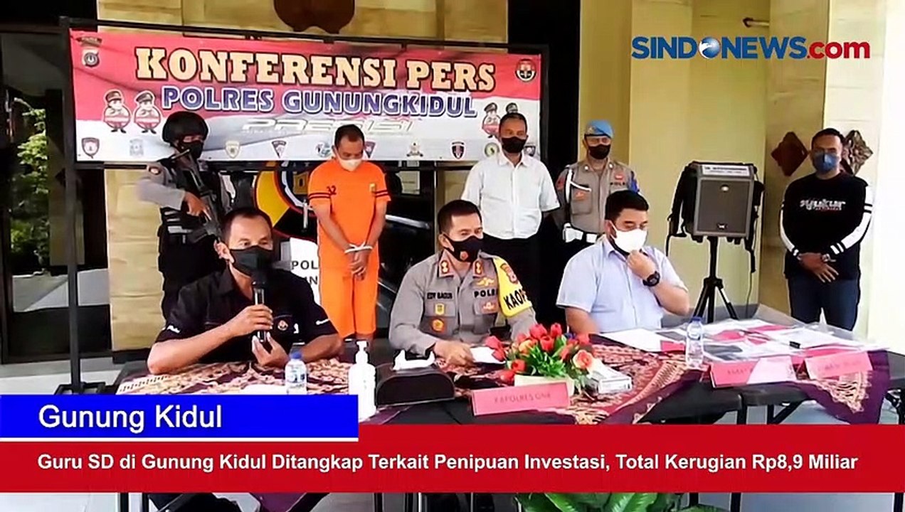 Guru SD di Gunung Kidul Ditangkap Terkait Penipuan Investasi, Total Kerugian Rp8,9 Miliar ...