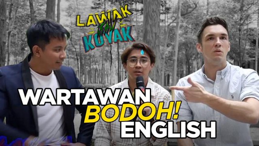 Lawak Atau Koyak S2 | Wartawan bodoh english interview Mark O'Dea & Arieff Yong | Gempak Most ...