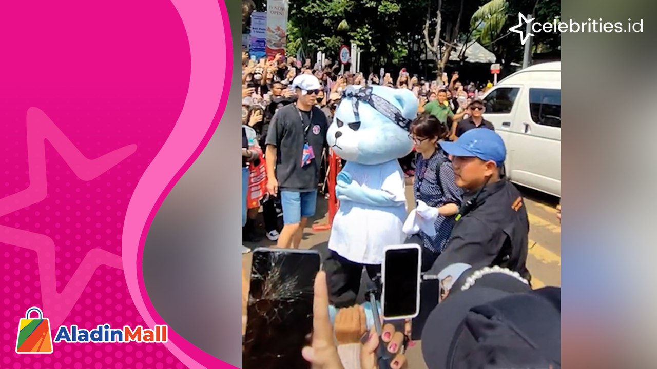 Krunk, Maskot YG Entertainment Kejutkan BLINK di Jakarta - Video ...
