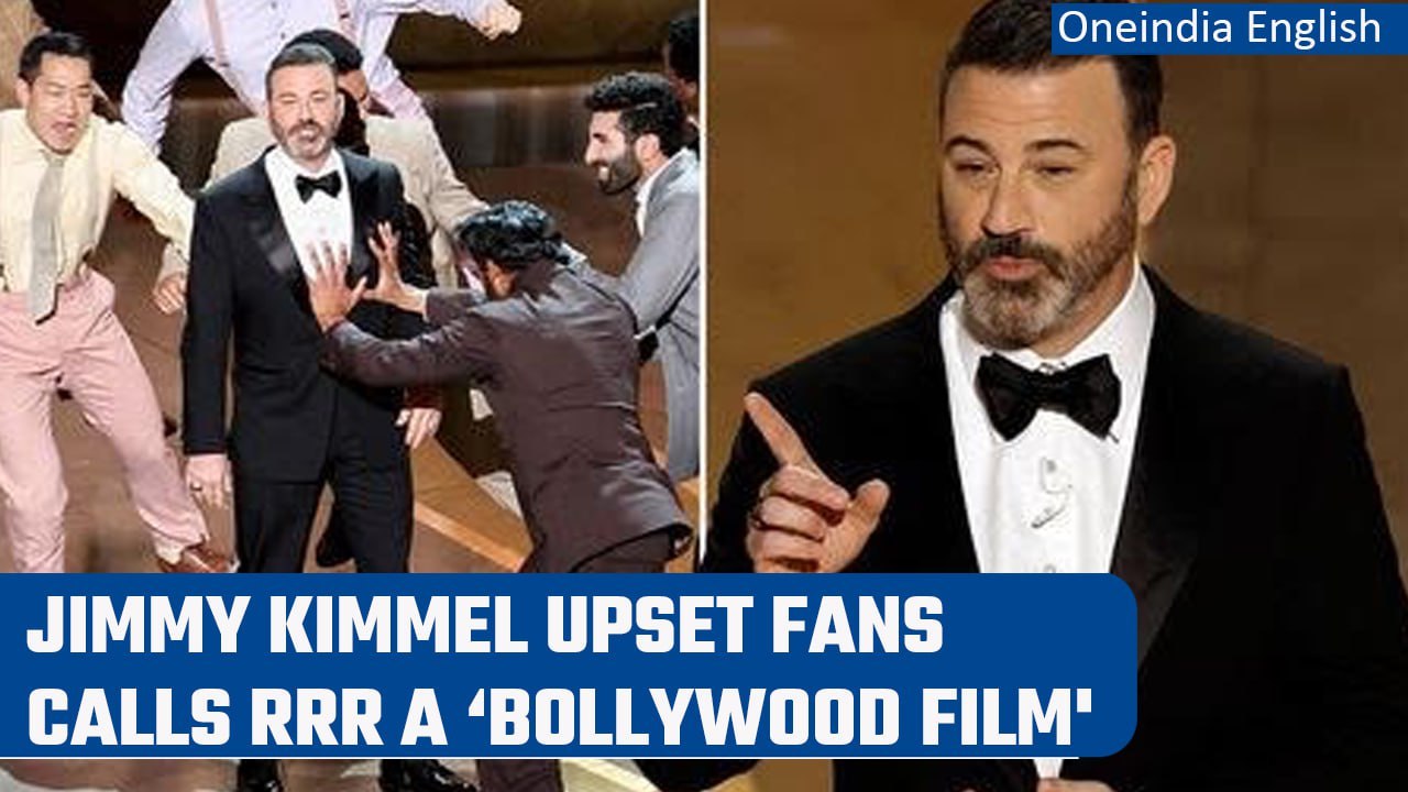 OSCARS 2023: Host Jimmy Kimmel calls RRR a 'Bollywood Movie'; gets ...