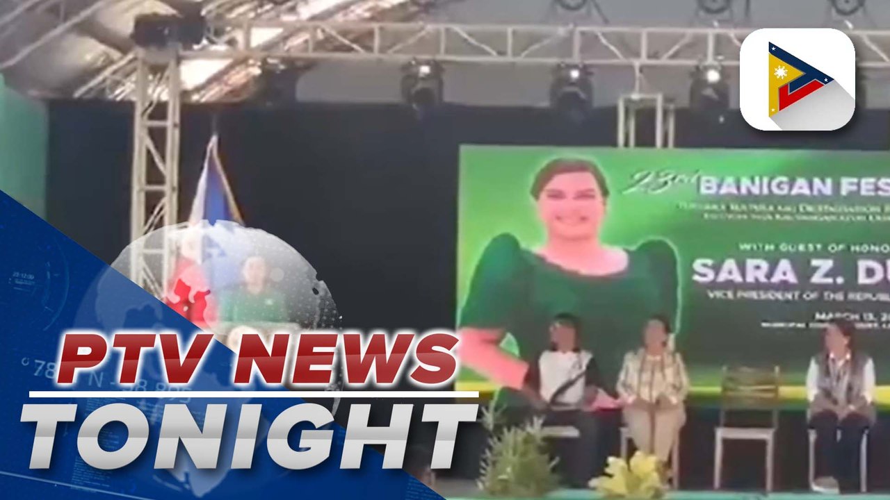 VP Duterte attends Banigan Festival 2023 - video Dailymotion