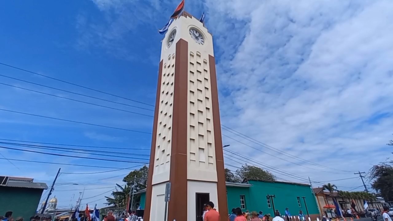 Inauguración del histórico e icónico Reloj de Diriamba - Vídeo Dailymotion