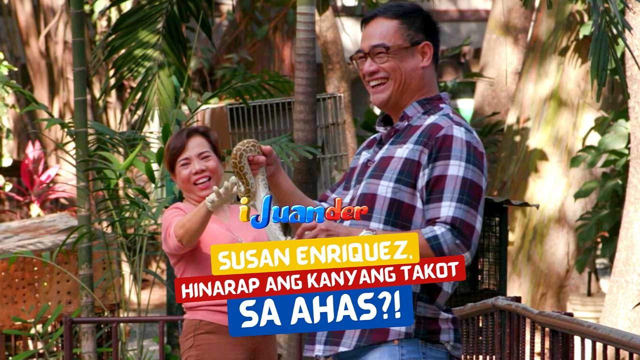 Susan Enriquez, hinarap ang kanyang takot sa mga ahas | I Juander ...