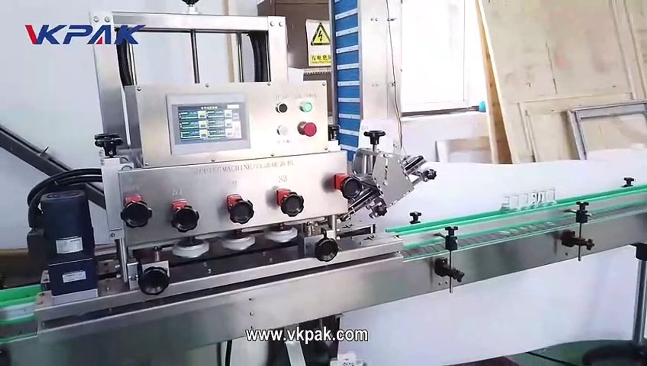 Automatic Glass Bottle Spindle Capping Machine - video Dailymotion