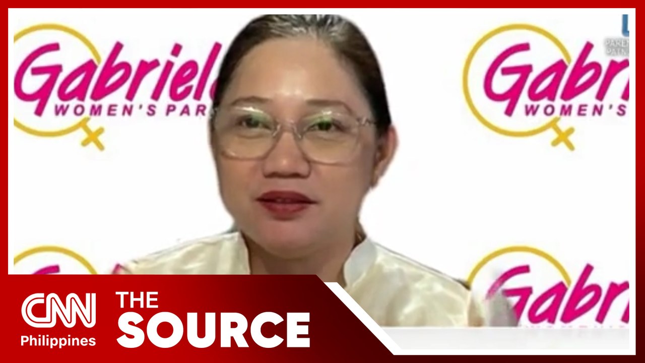 Gabriela party-list Rep. Arlene Brosas | The Source - video Dailymotion