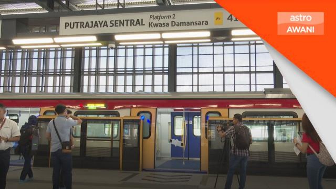 MRT Putrajaya | Perkhidmatan dibuka sepenuhnya bermula jam 3 petang ...