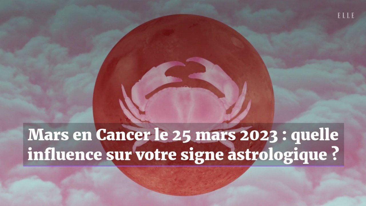 Horoscope Cancer Mars 2023