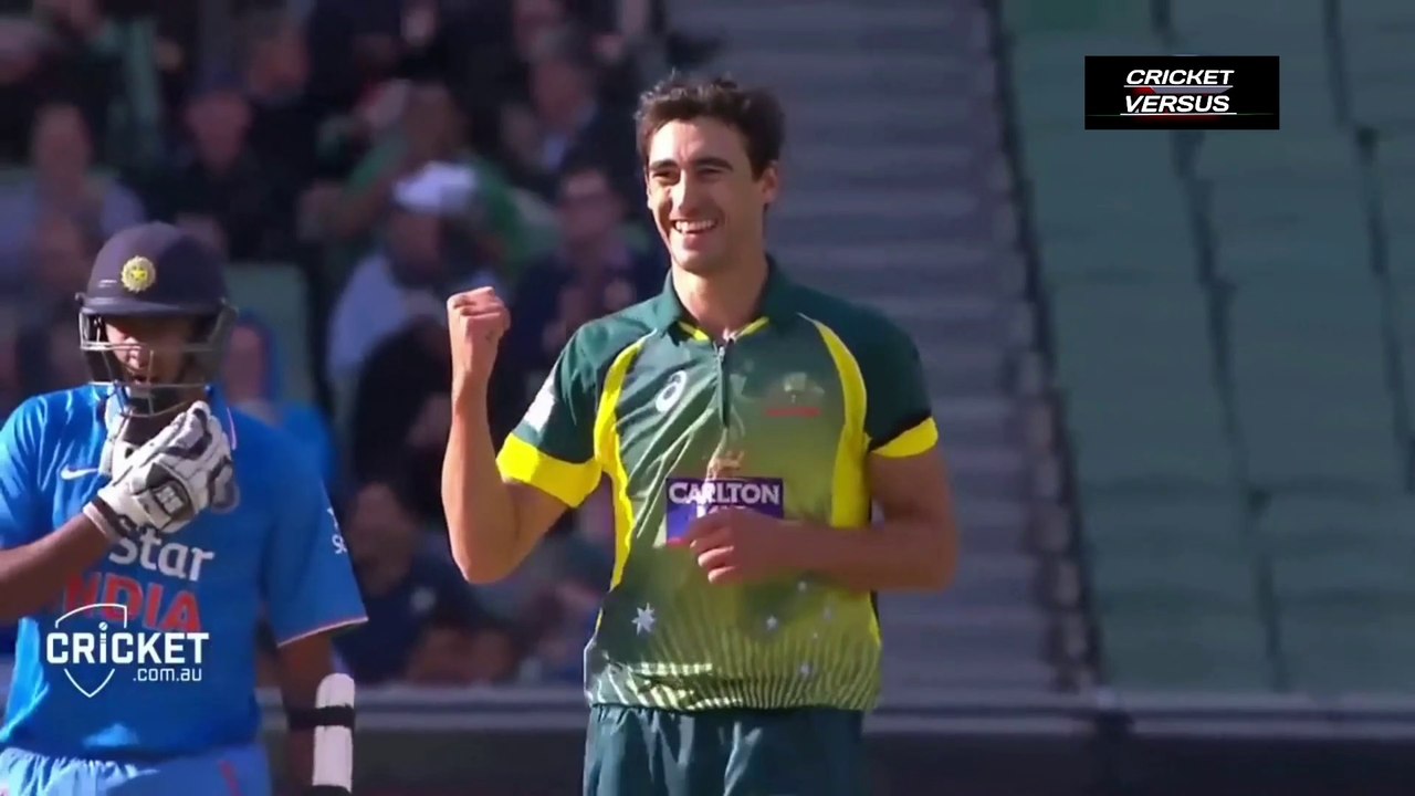 Mitchell Starc Terrific Spell vs India : Mitchell starc Bowling ...
