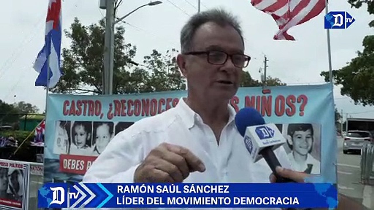 Ramón Saúl Sánchez, líder del movimiento Democracia comenta sobre la ...