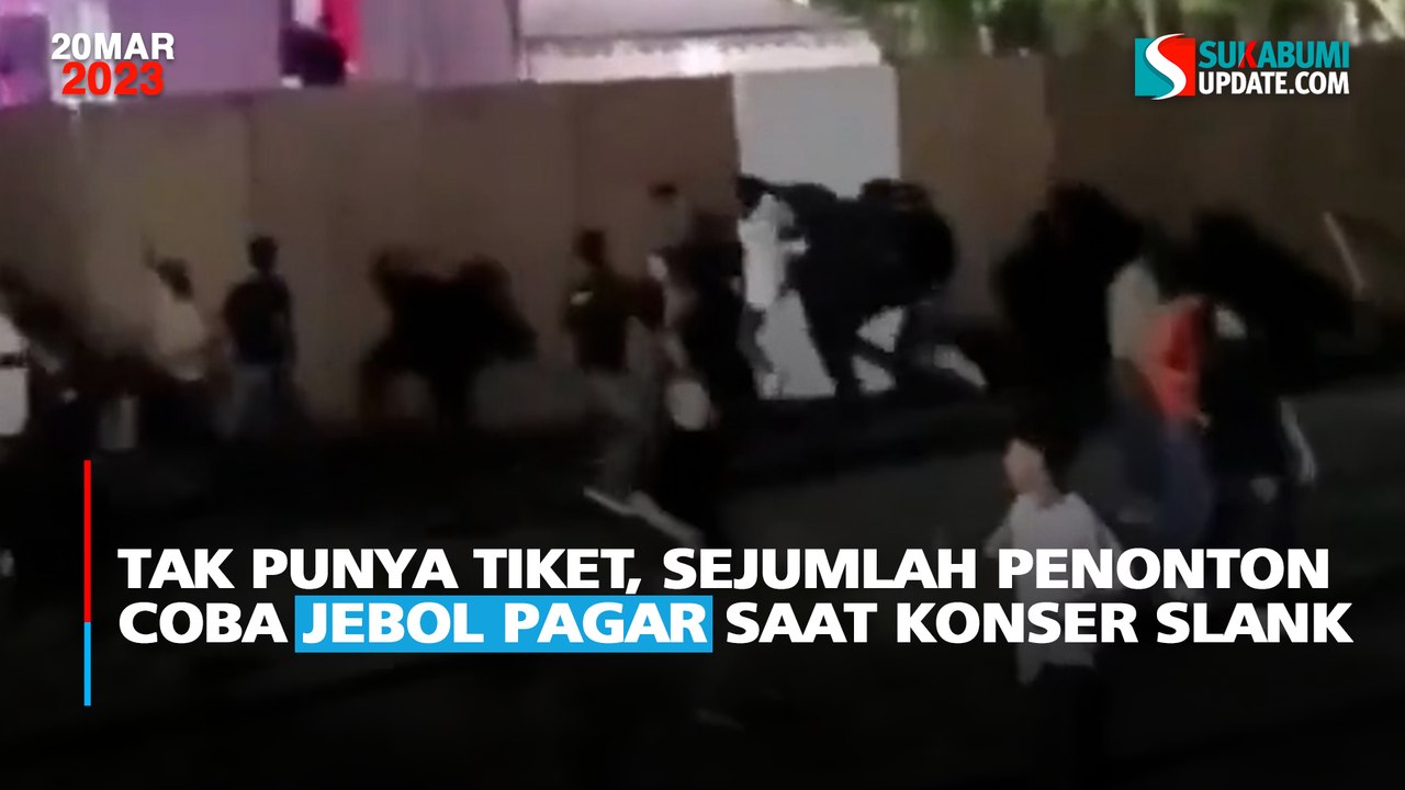 Tak Punya Tiket, Sejumlah Penonton Coba Jebol Pagar saat Konser Slank ...
