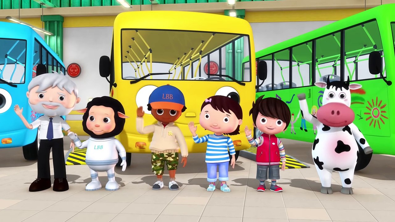 Color Bus Song + More Nursery Rhymes & Kids Songs - ABCs and 123s ...