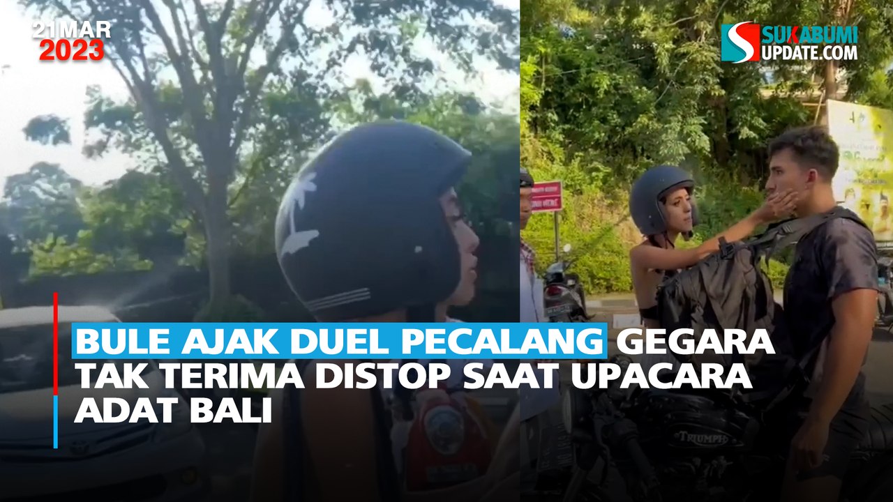 Bule Ajak Duel Pecalang Gegara Tak Terima Distop saat Upacara Adat Bali - Video Dailymotion