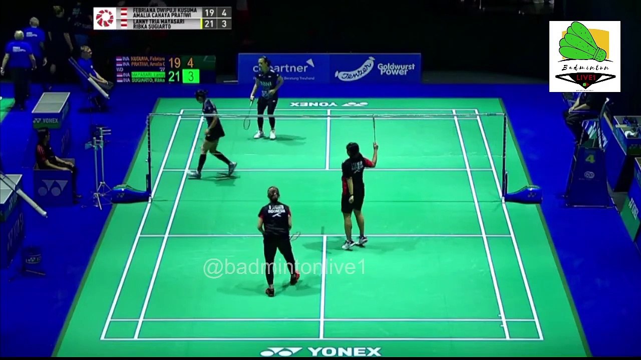Lanny Tria Mayasari/Ribka Sugirto vs Amalia Cahaya Pratiwi/Febriana ...
