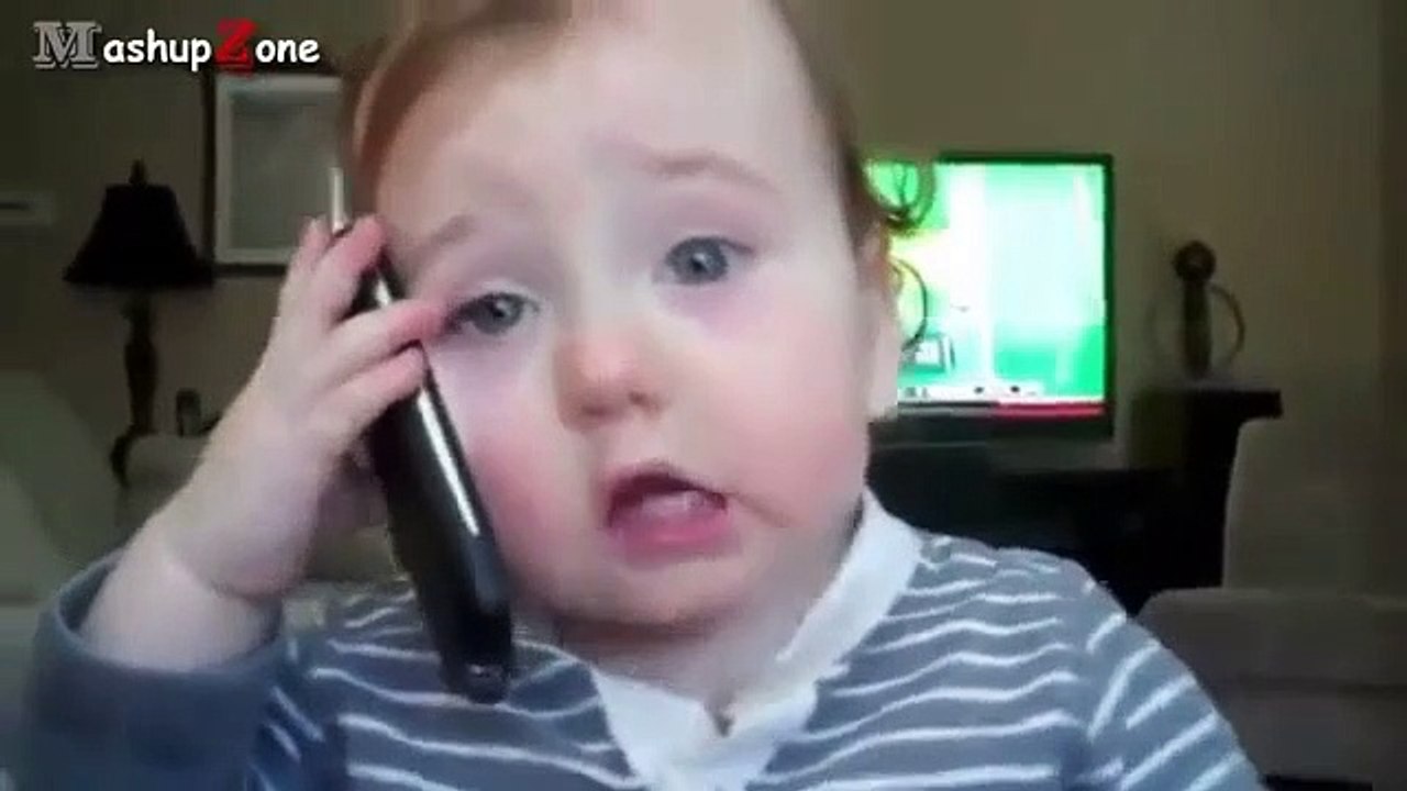 Cute Funny Babies Talking On The Phone Compilation 2014 - Vidéo Dailymotion
