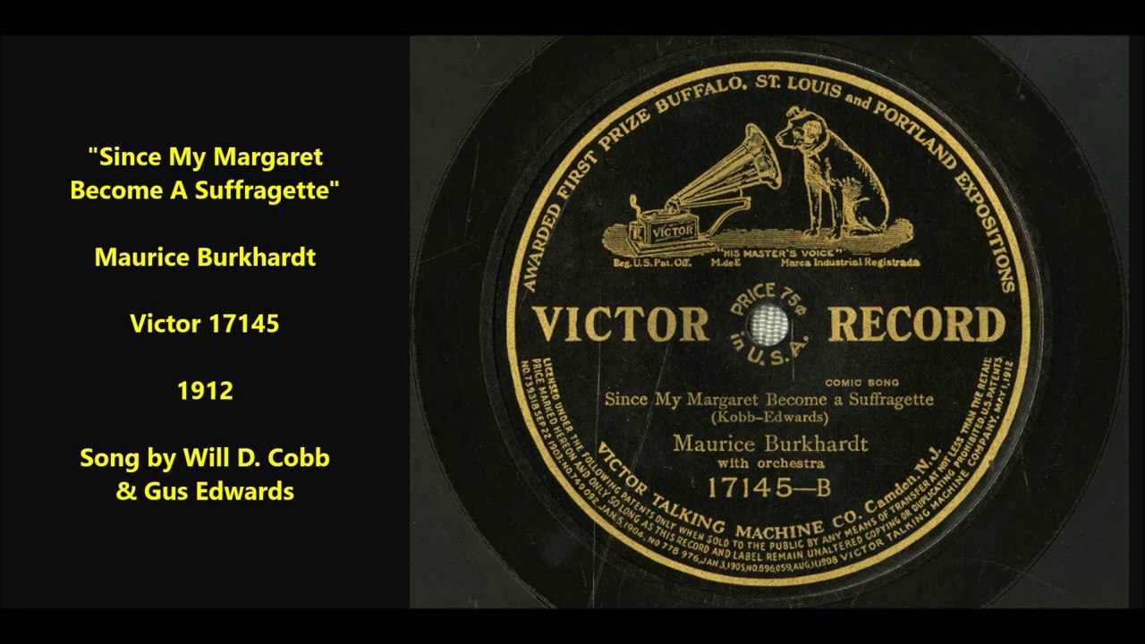 Since My Margaret Become A Suffragette - Maurice Burkhardt (1912 ...