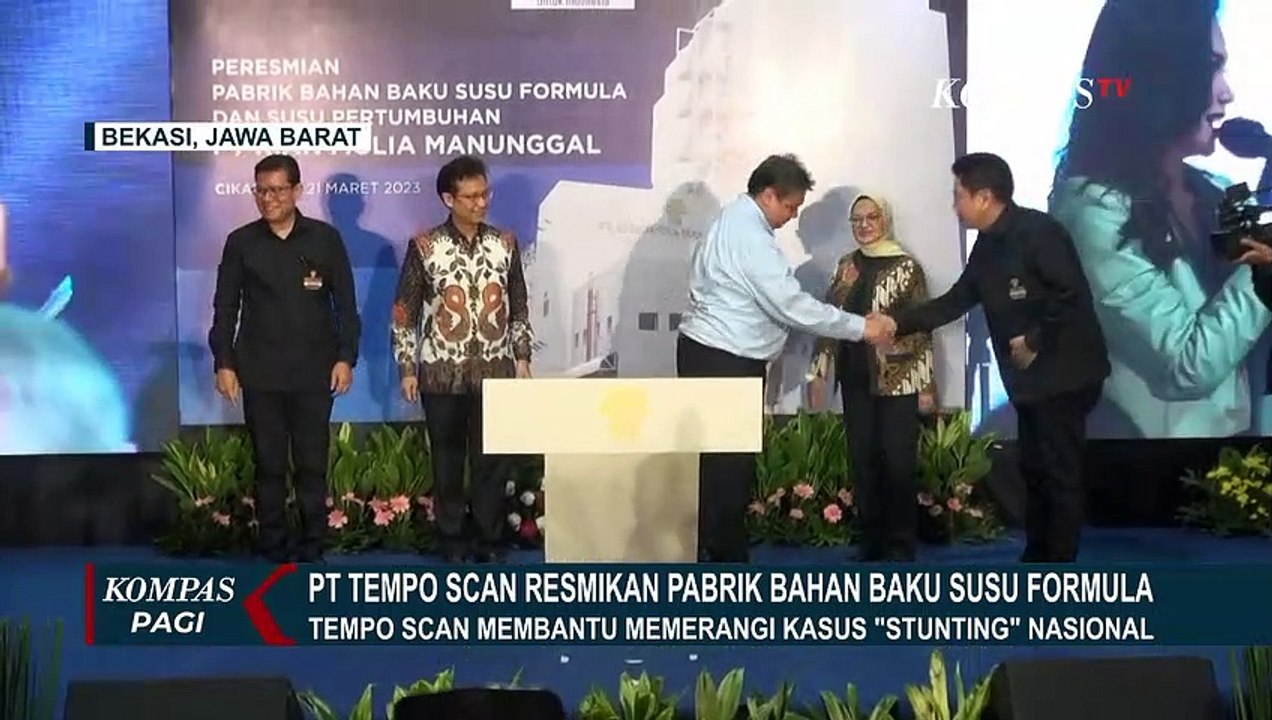 PT Tempo Scan Resmikan Pabrik Bahan Baku Susu Formula di Cikarang ...