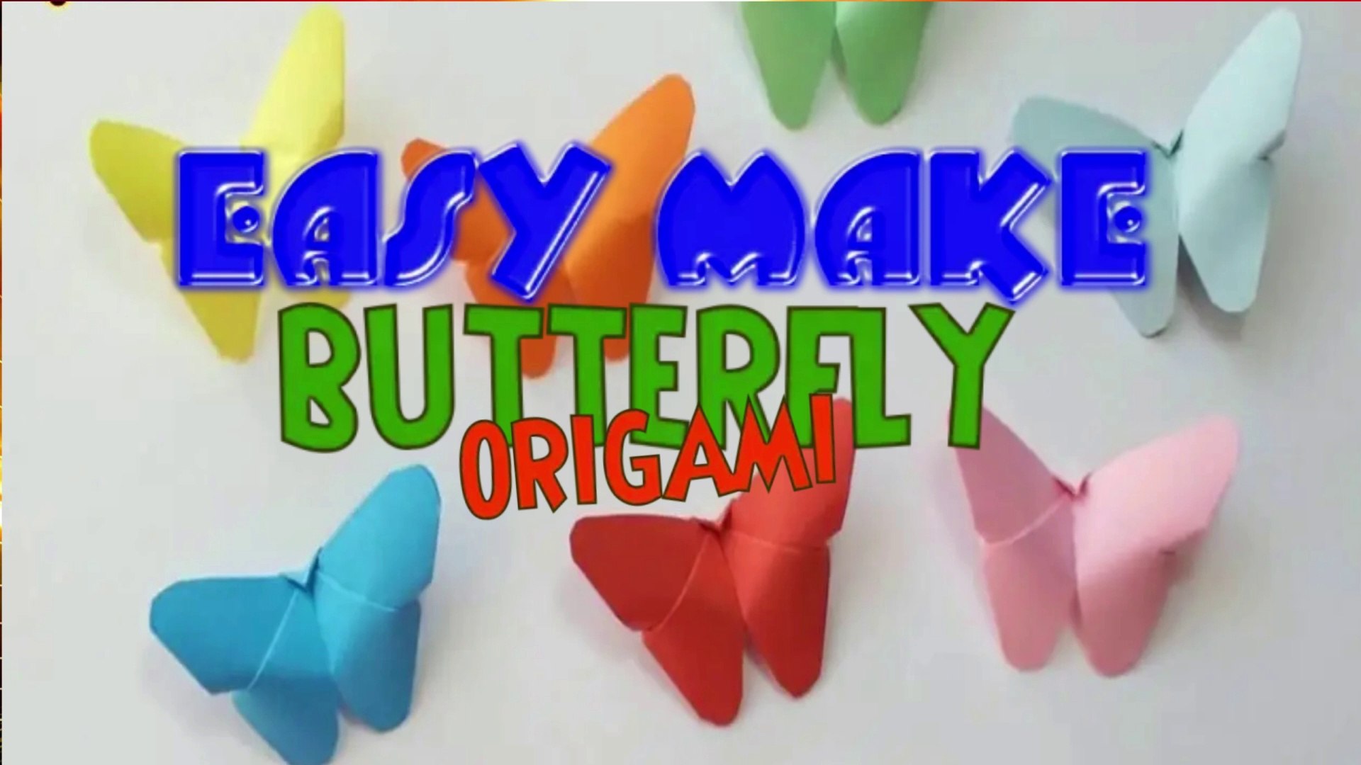 How To Make An Easy Origami Butterfly Step By Step