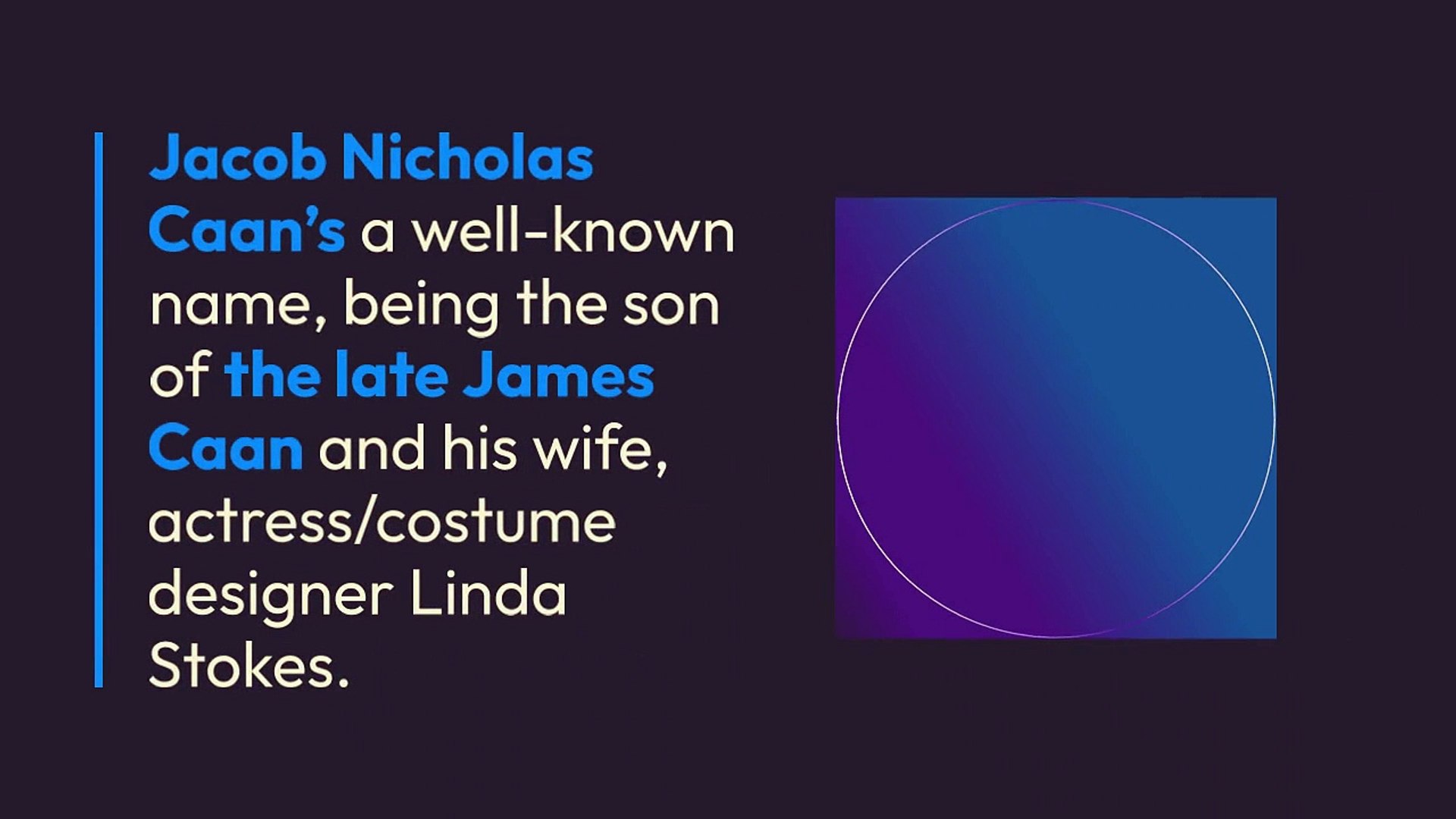 Jacob Nicholas Caan Movie