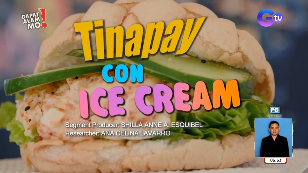 Ice cream at tinapay, perfect combination nga ba? | Dapat Alam Mo ...