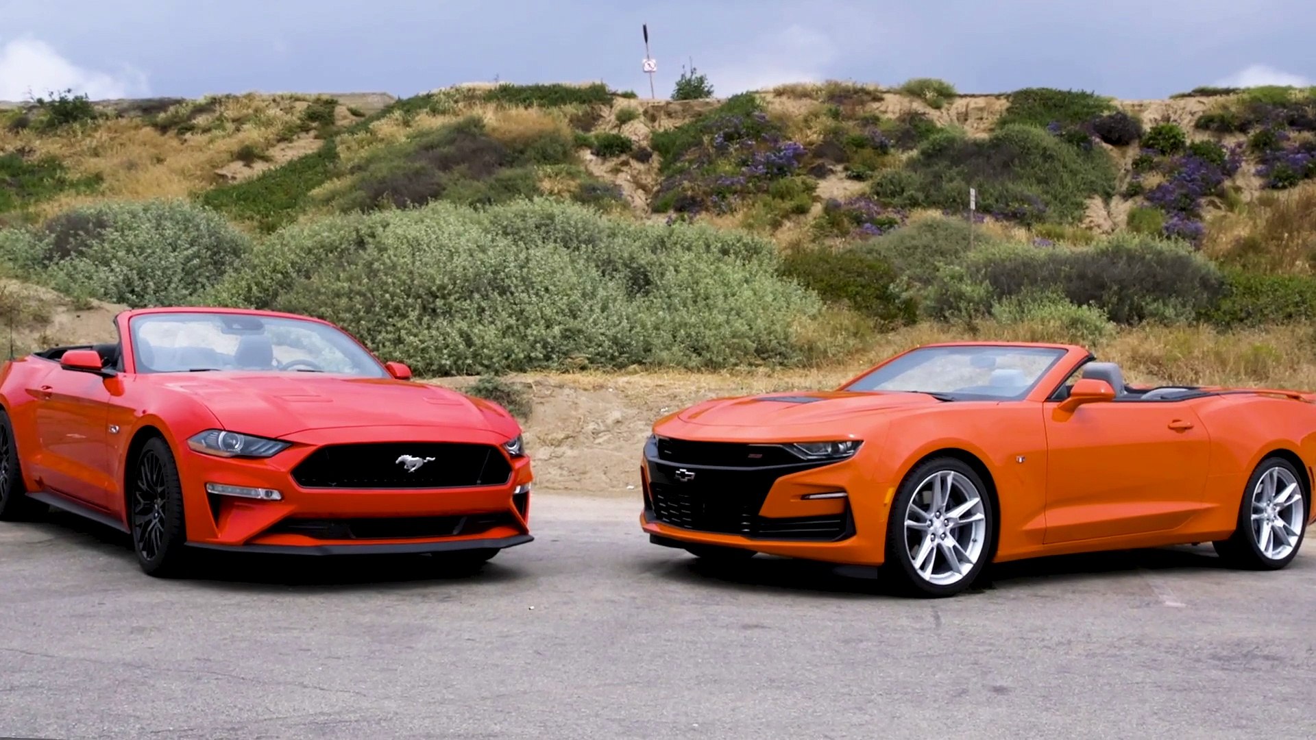 Camaro Vs Mustang Wallpaper