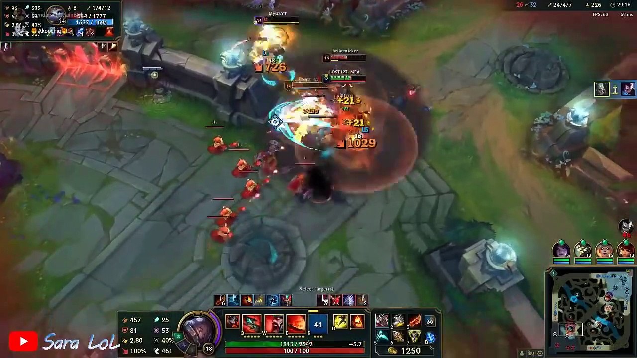 PERFECT PENTAKILL MOMENTS (Diana 1 Shot Pentakill, AD Nidalee Penta ...