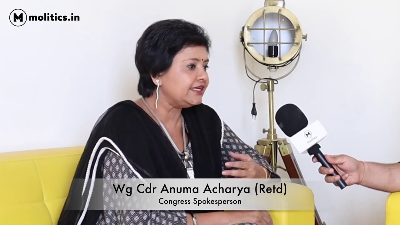 BJP में महिलाओ का काम केवल मेहँदी लगाना - Anuma Acharya _ Rahul Gandhi ...