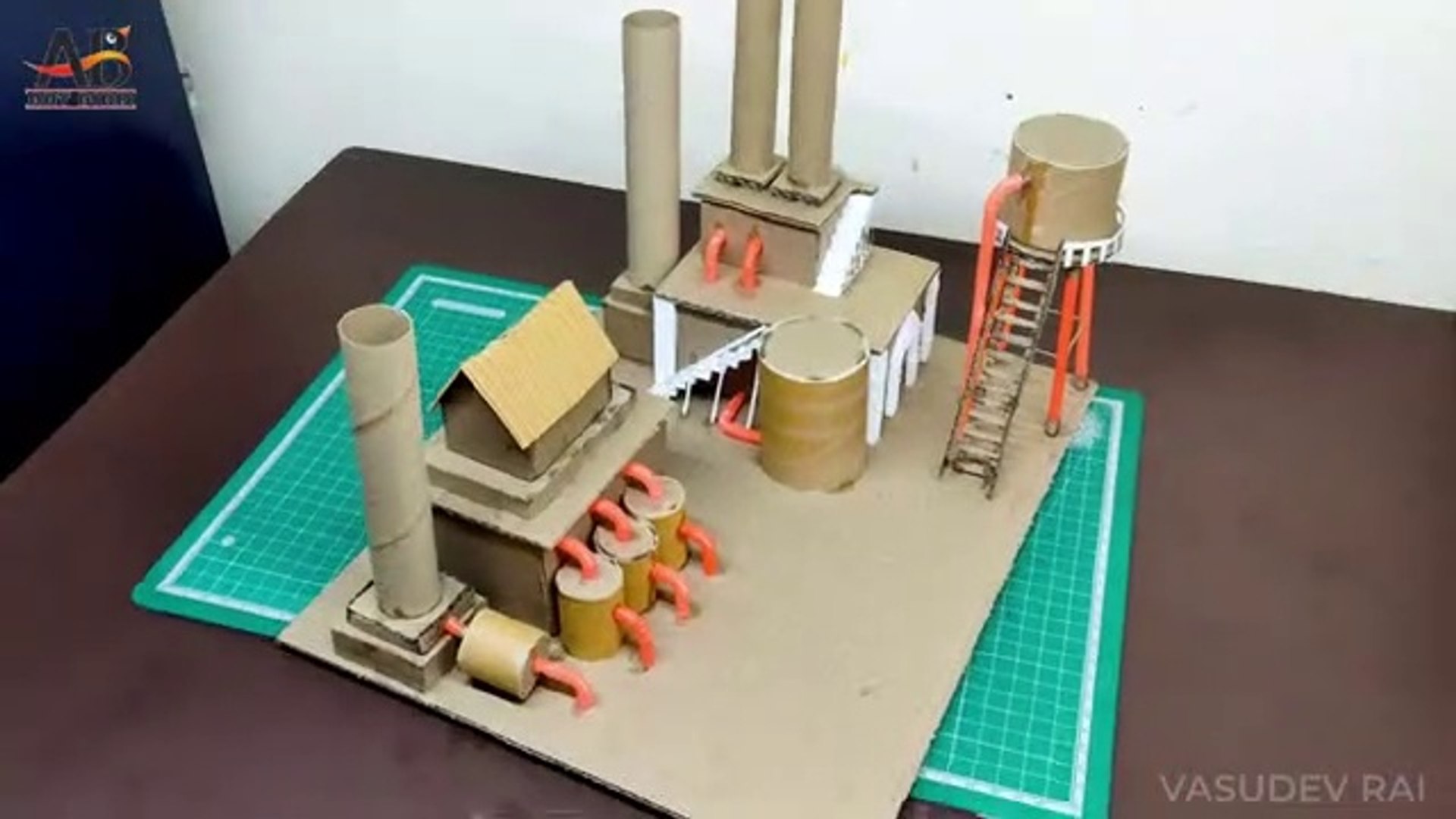 How To Make A Nuclear Power Plant Model For School