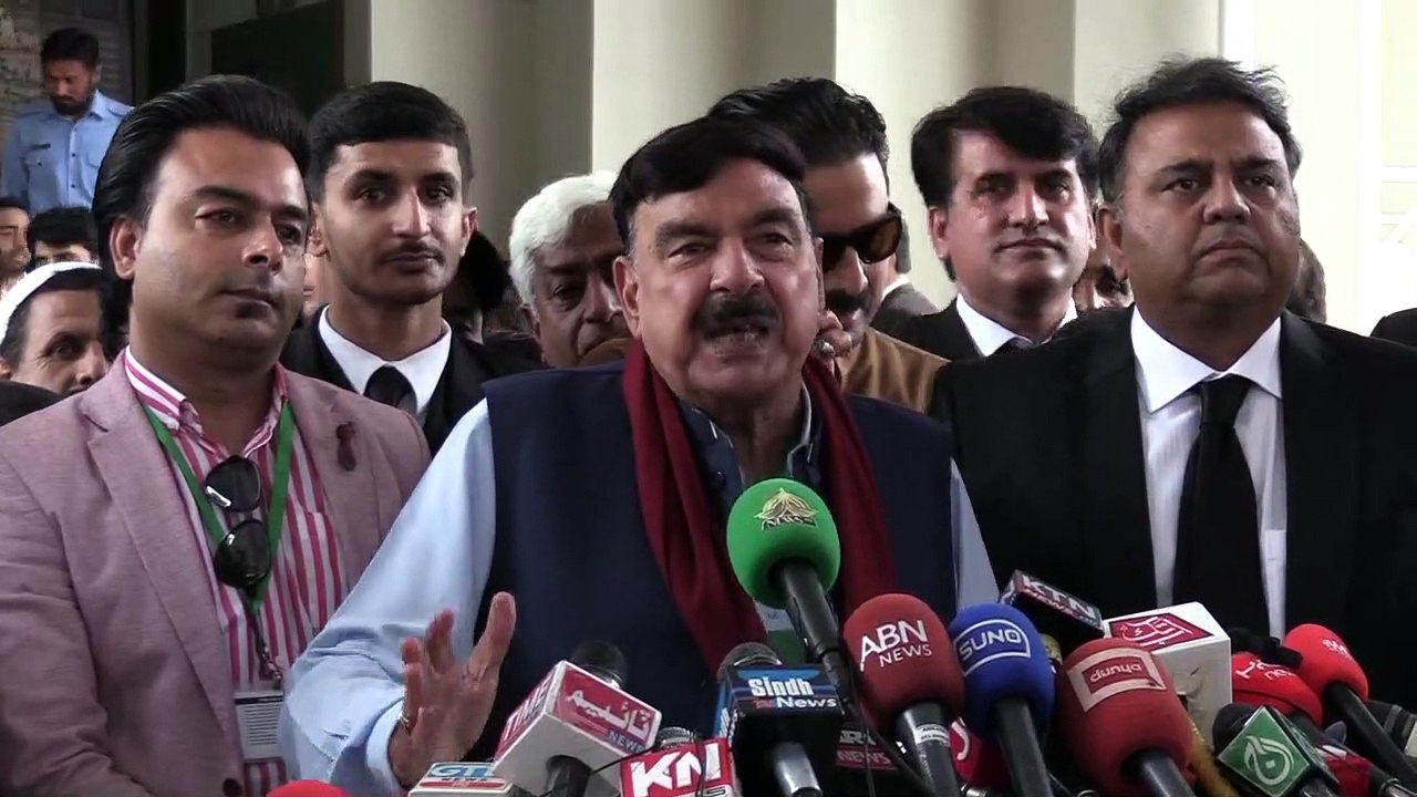 Shaikh Rasheed & Fawad Chaudhry media talk in Supreme Court | 30-03-23 - video Dailymotion