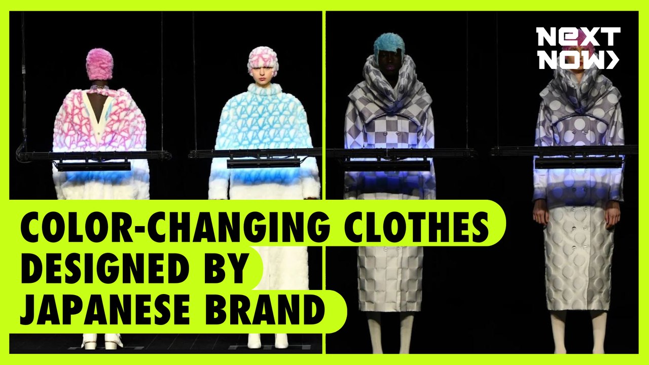 Color-changing clothes designed by Japanese brand | Next Now - video ...