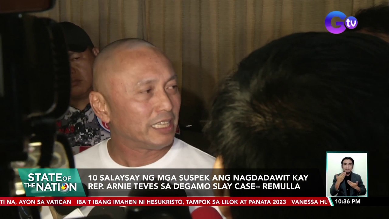 10 salaysay ng mga suspek ang nagdadawit kay Rep. Arnie Teves sa Degamo Slay Case-- Remulla ...