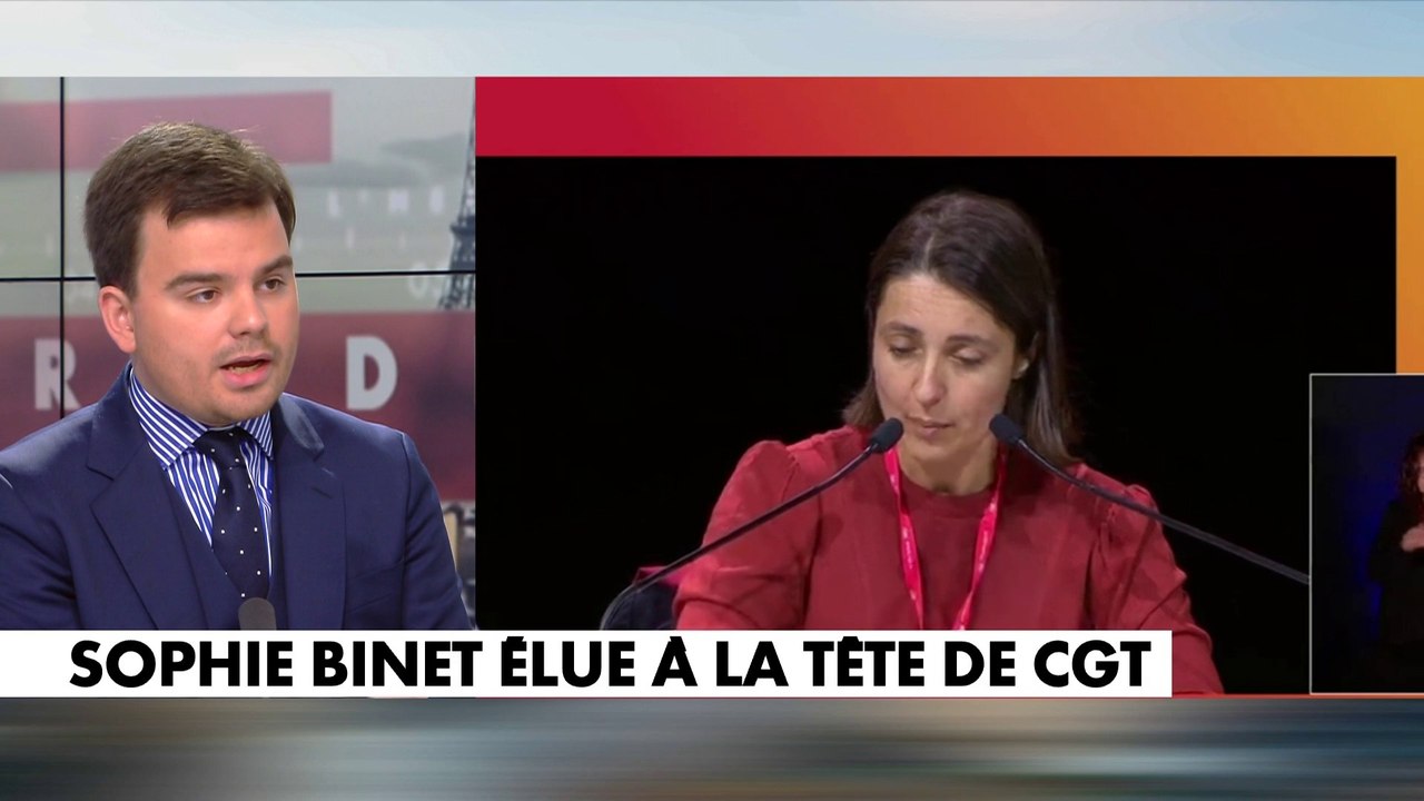 Sophie Binet élue à la tête de la CGT - Vidéo Dailymotion