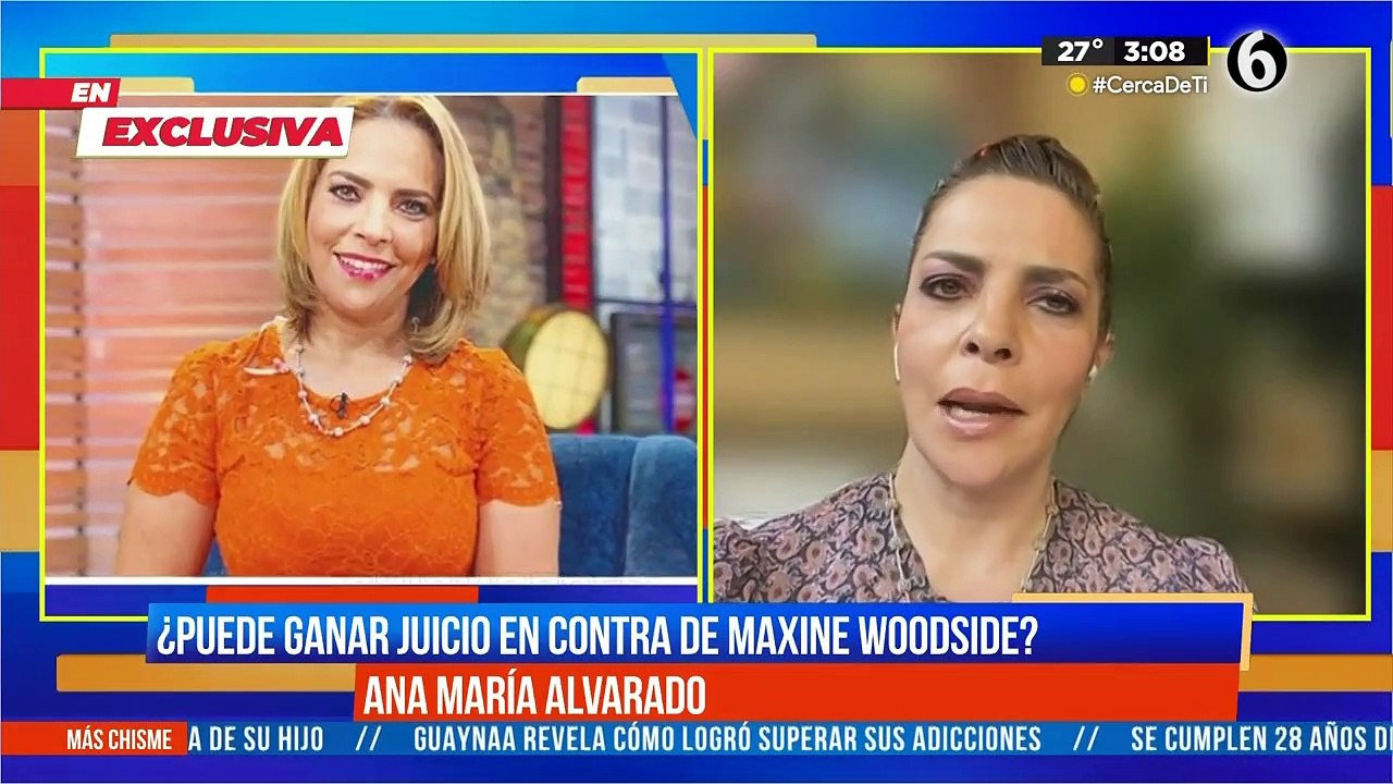 Ana María Alvarado habla de su juicio contra Maxine Woodside - Vídeo ...