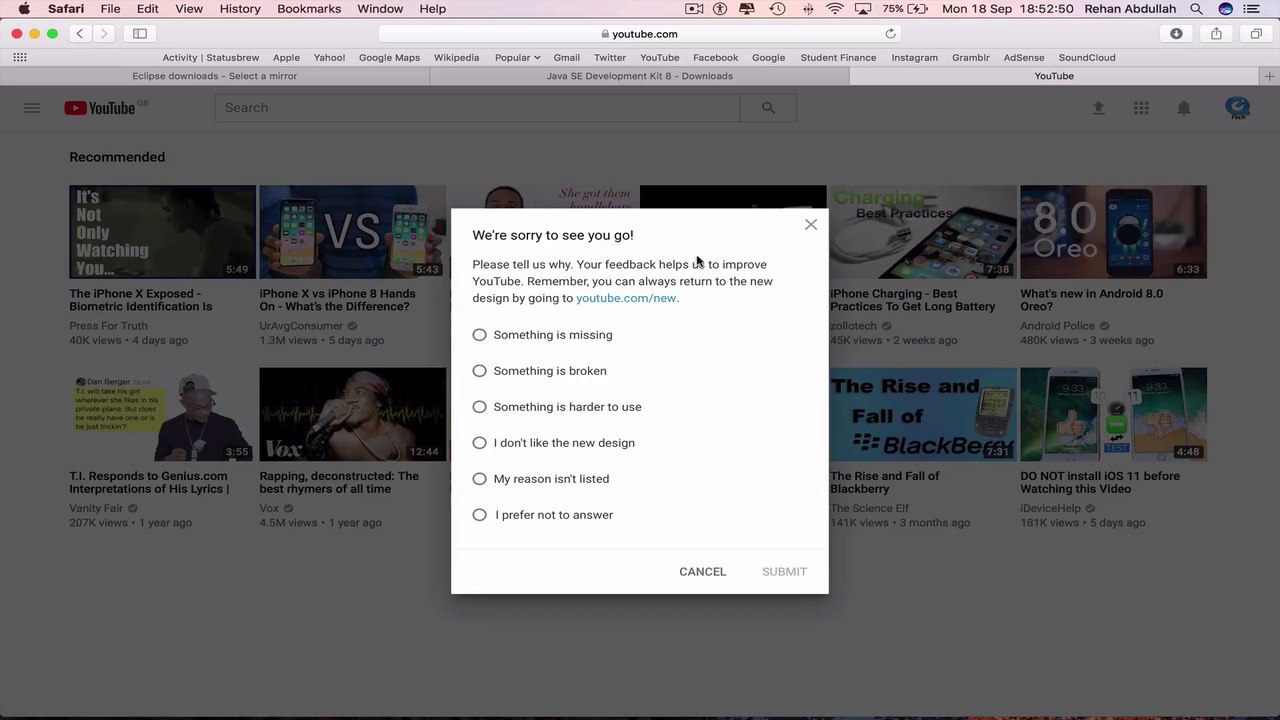 How to RESTORE the Classic YouTube Layout On a Mac Computer - Basic Tutorial | New - video ...